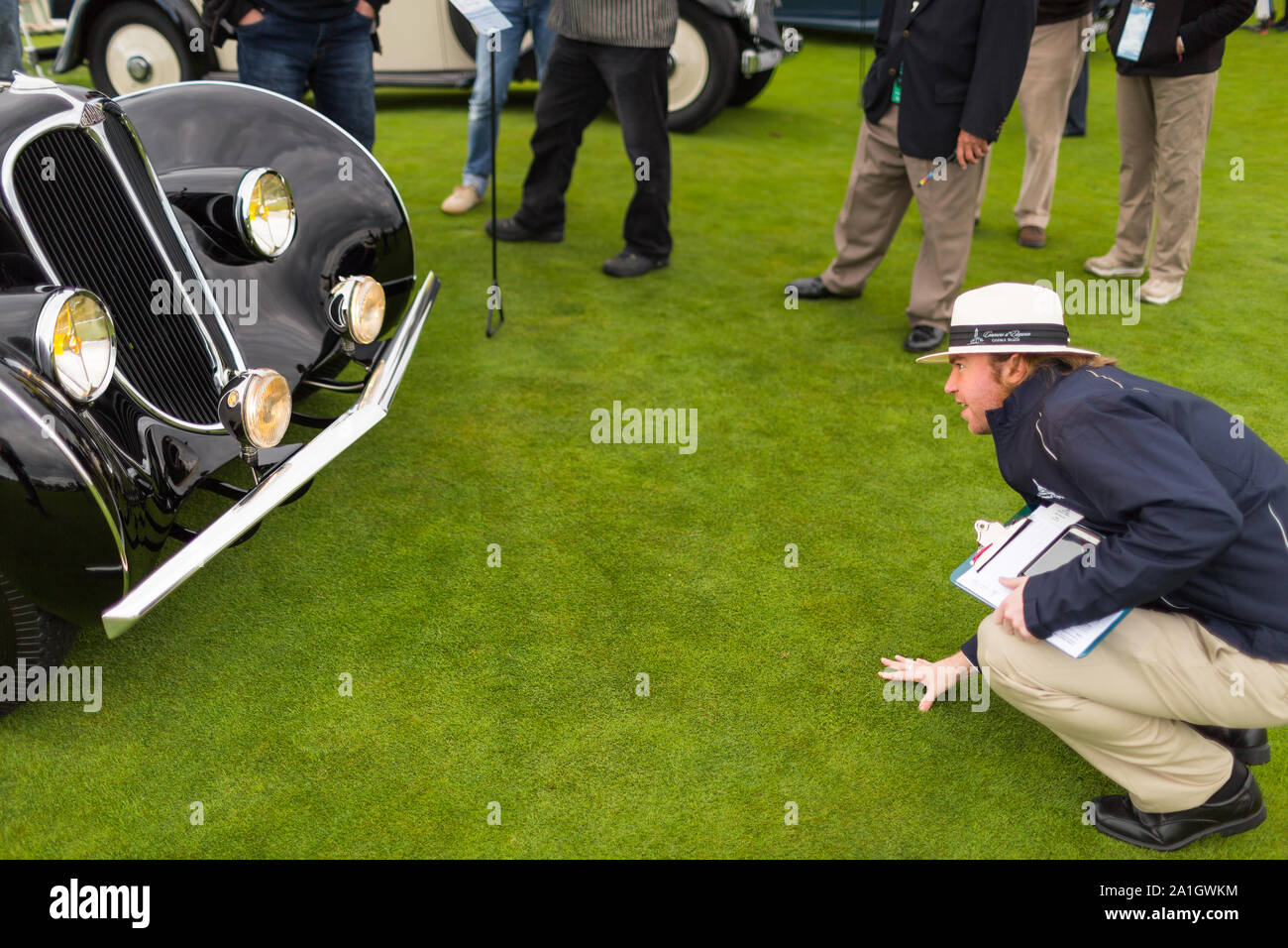 Cobble Beach Classic Car show Stock Photo - Alamy