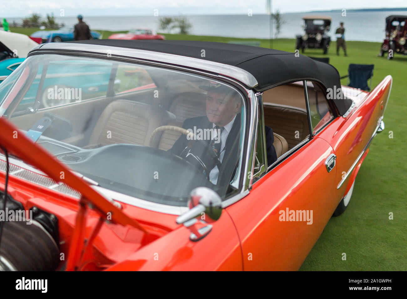 Cobble Beach Classic Car show Stock Photo - Alamy