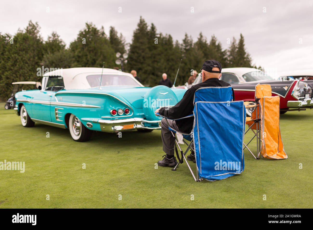 Cobble Beach Classic Car show Stock Photo - Alamy
