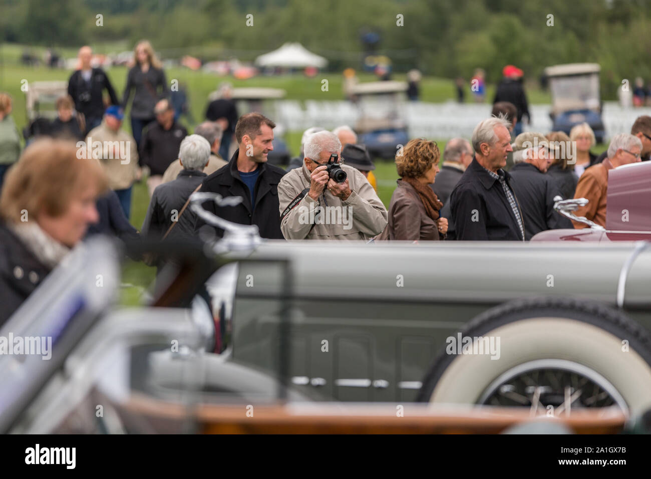 Cobble Beach Classic Car show Stock Photo - Alamy