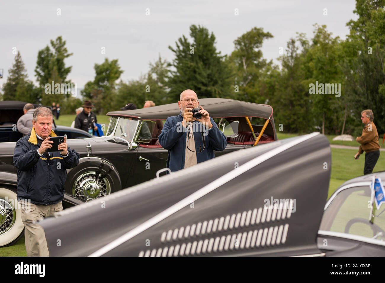 Cobble Beach Classic Car show Stock Photo - Alamy