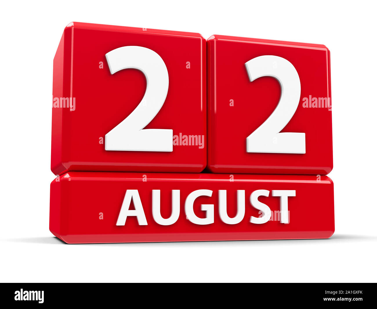 Twenty second of august Cut Out Stock Images & Pictures - Alamy