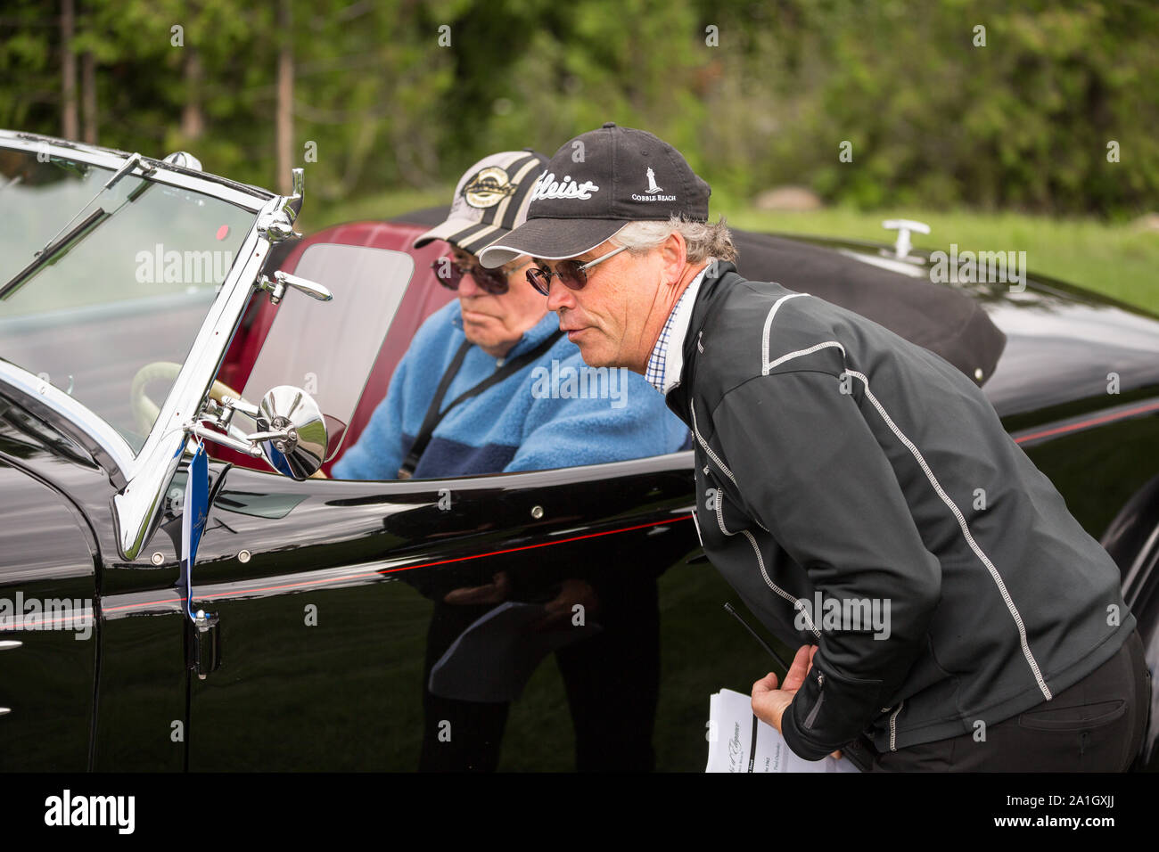 Cobble Beach Classic Car show Stock Photo - Alamy