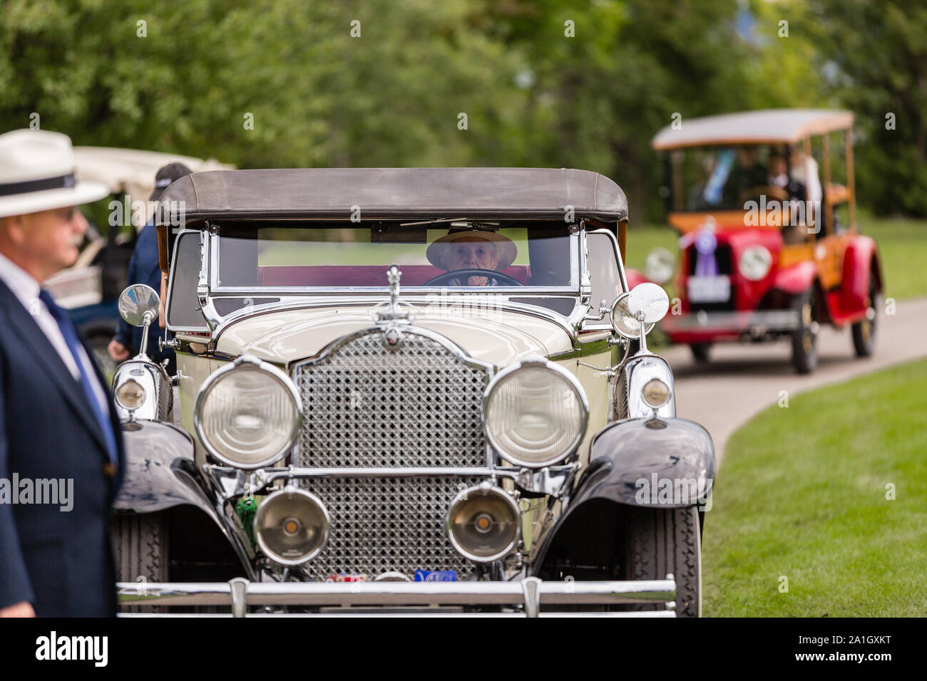 Cobble Beach Classic Car show Stock Photo - Alamy