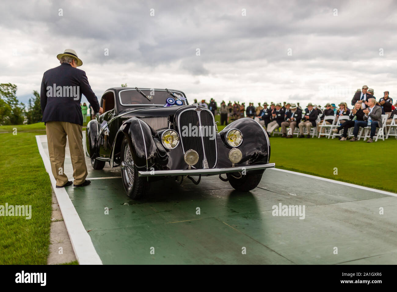 Cobble Beach Classic Car show Stock Photo - Alamy