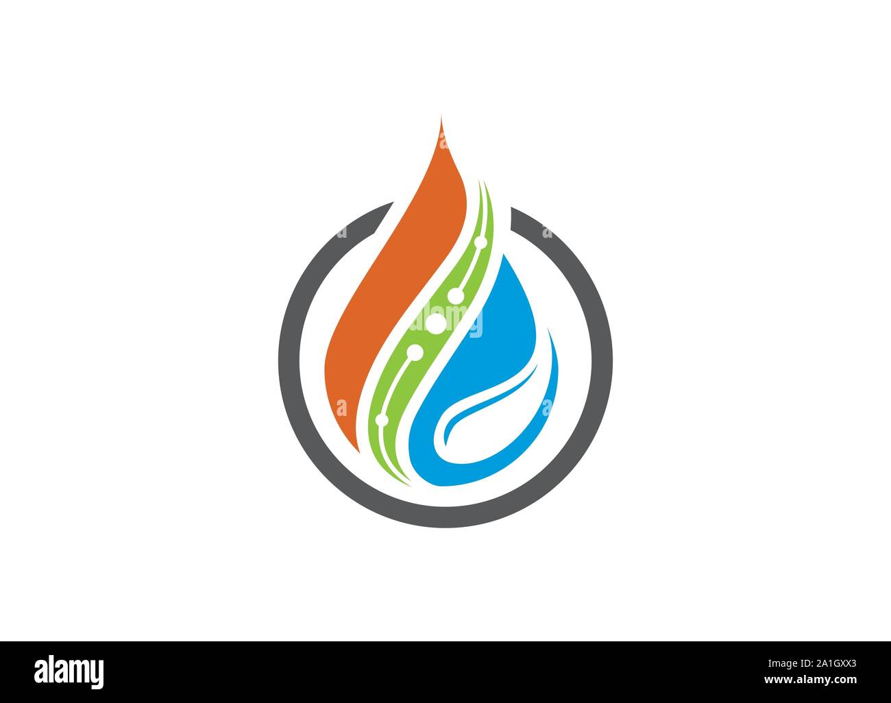 Fire flame Logo Template vector icon Oil, gas and energy logo concept ...