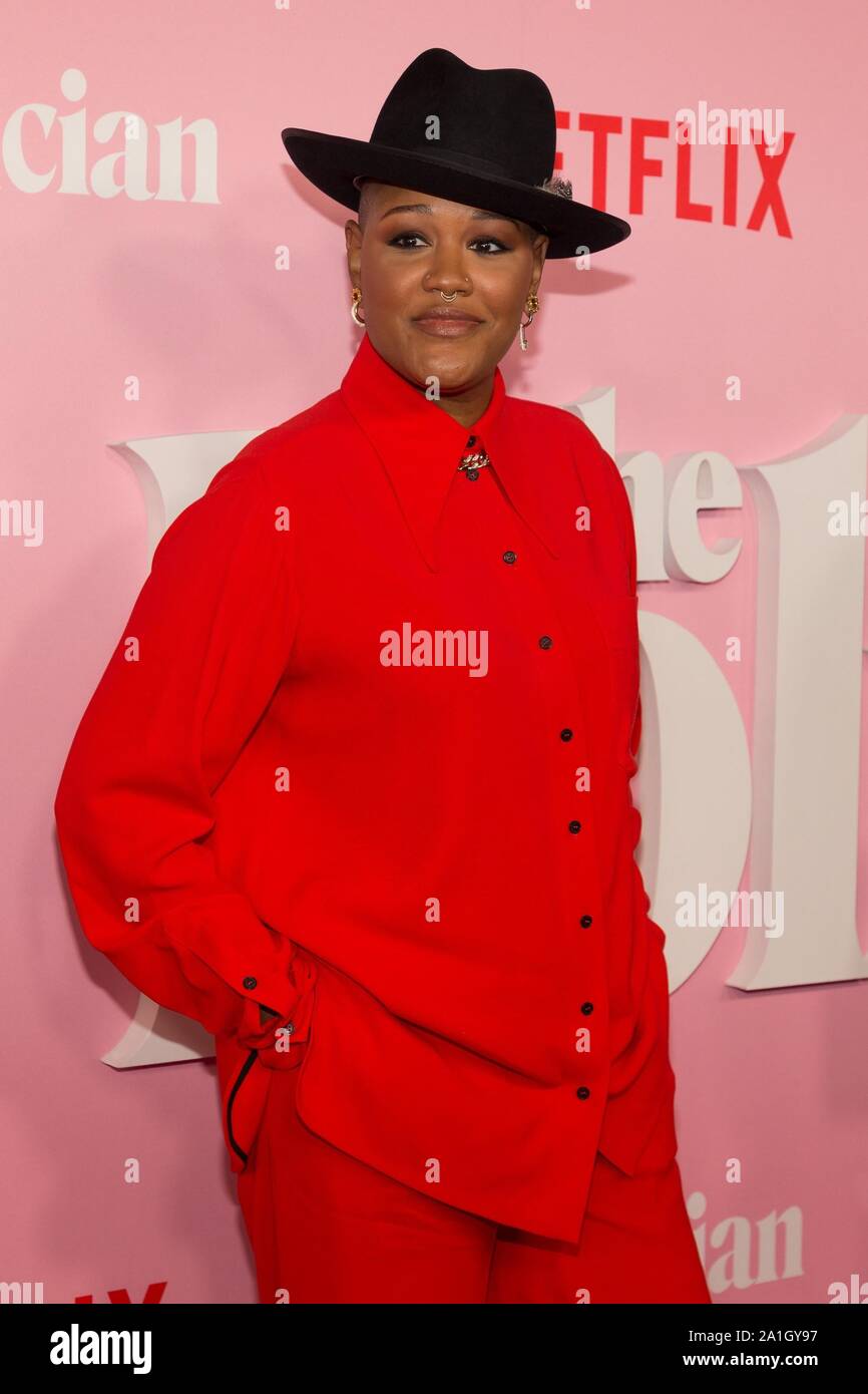 New York, NY, USA. 26th Sep, 2019. Rahne Jones at arrivals for THE ...
