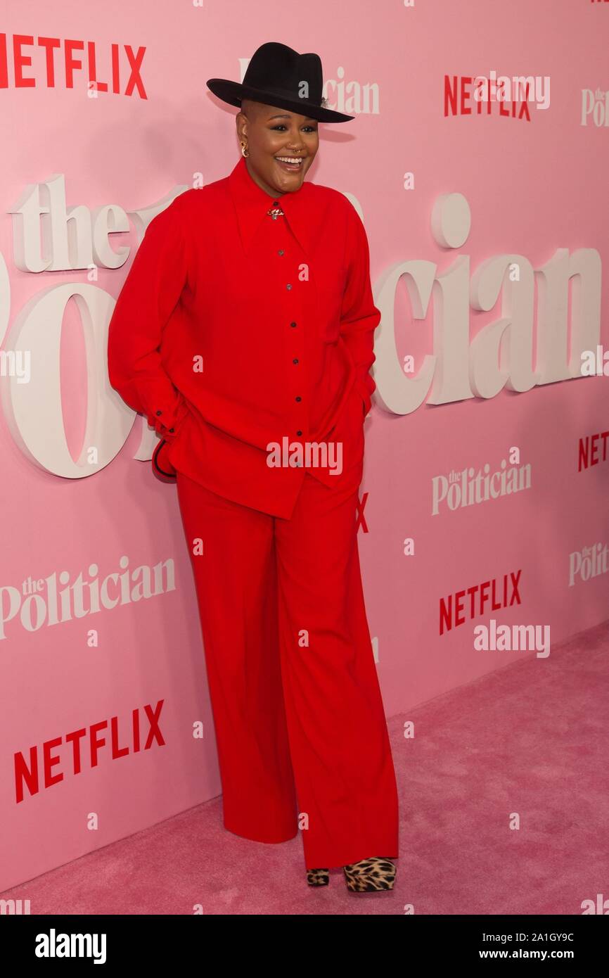 New York, NY, USA. 26th Sep, 2019. Rahne Jones at arrivals for THE ...