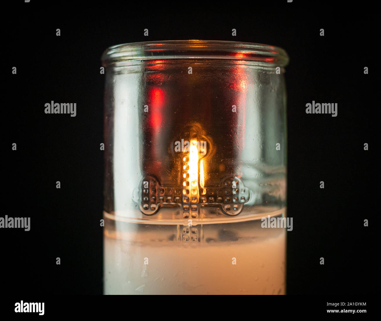 Candle, background dark memorial Stock Photo - Alamy