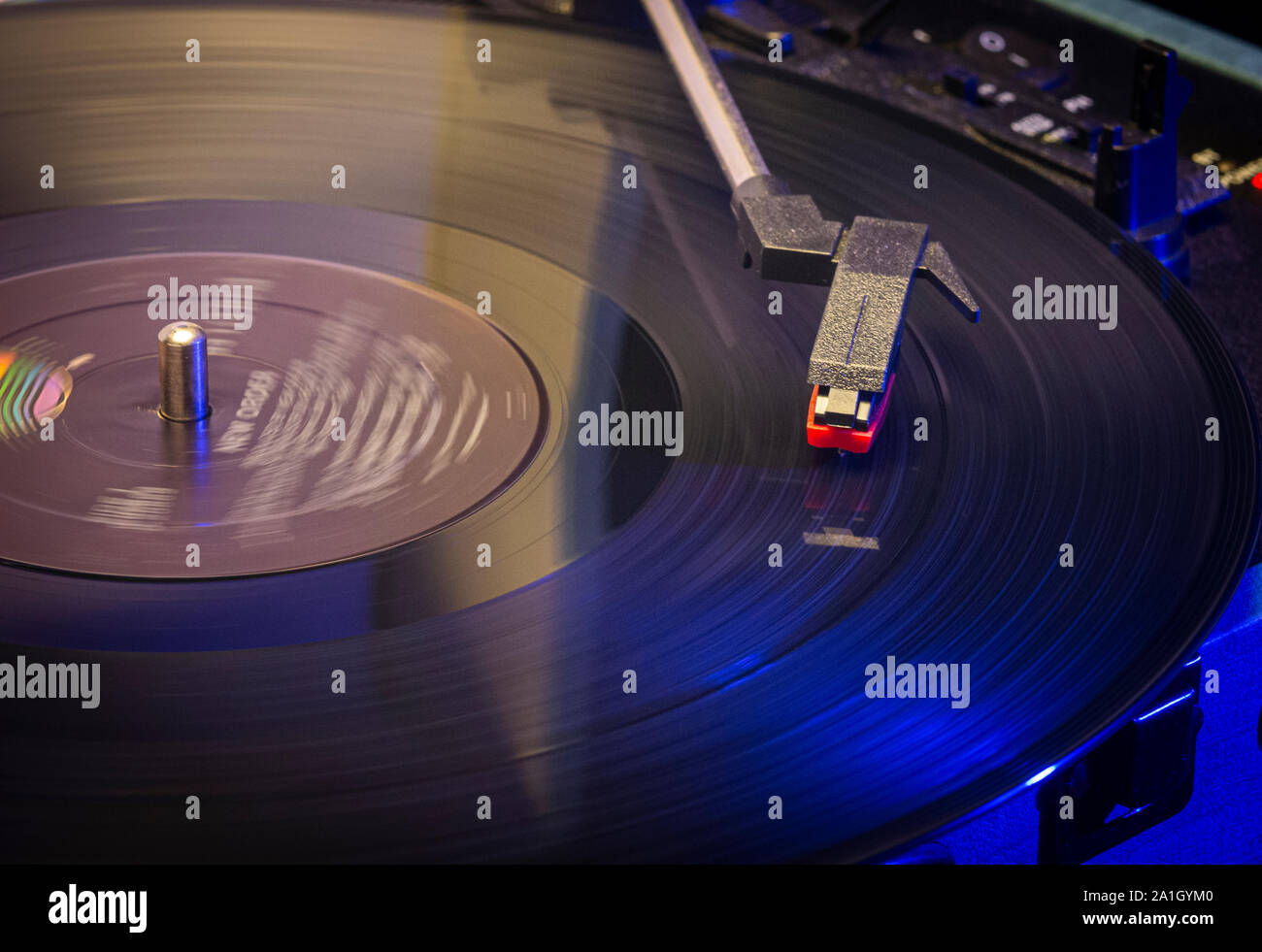 Vinyl player symbol hi-res stock photography and images - Alamy