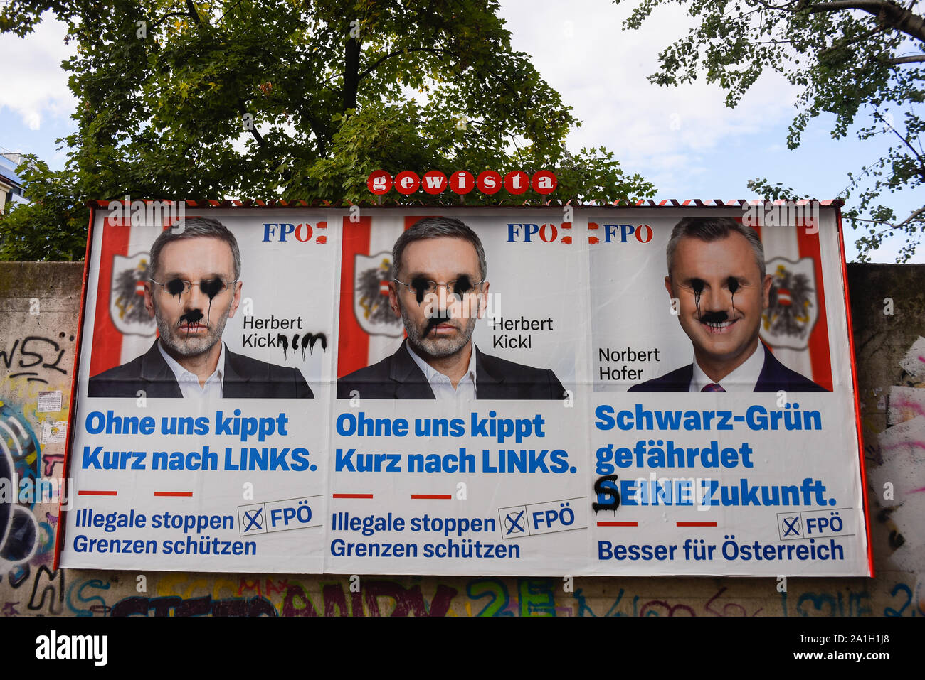 Right wing posters vienna hi-res stock photography and images - Alamy