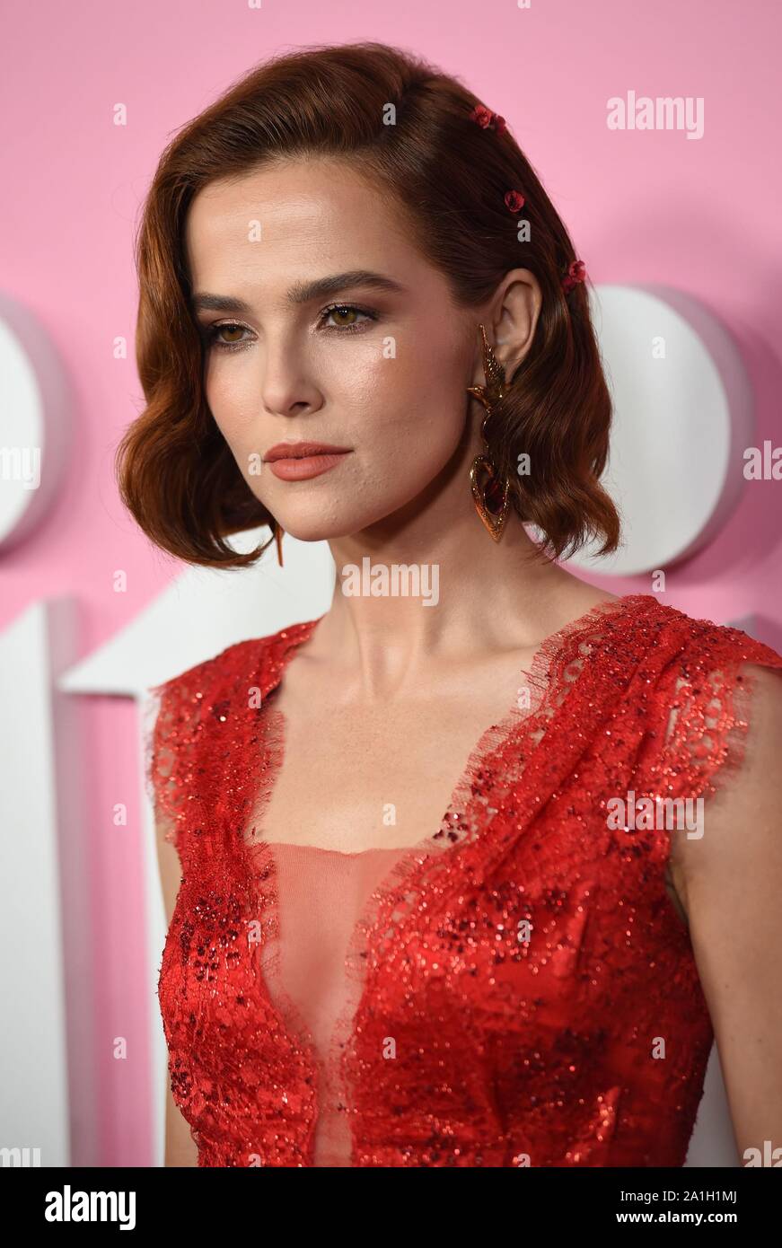 New York, NY, USA. 26th Sep, 2019. Zoey Deutch at arrivals for THE ...