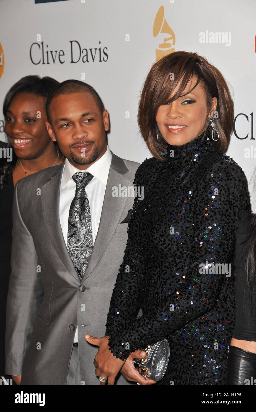 LOS ANGELES, CA. February 12, 2011: Whitney Houston at the 2011 Clive ...