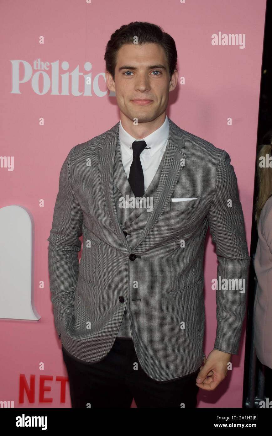 New York, NY, USA. 26th Sep, 2019. David Corenswet at the premiere of ...