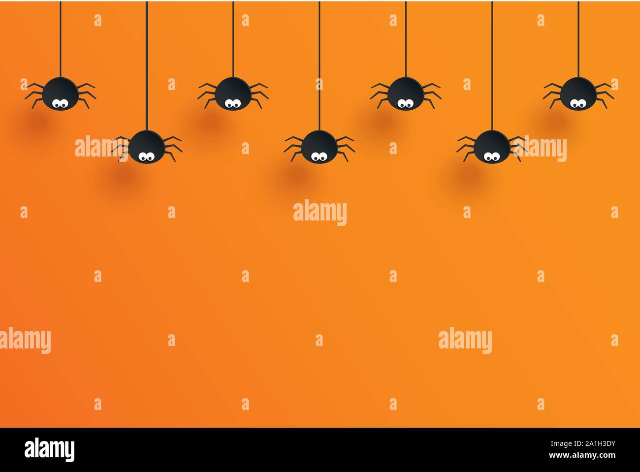 Spider and web with copyspace Stock Vector Images - Alamy