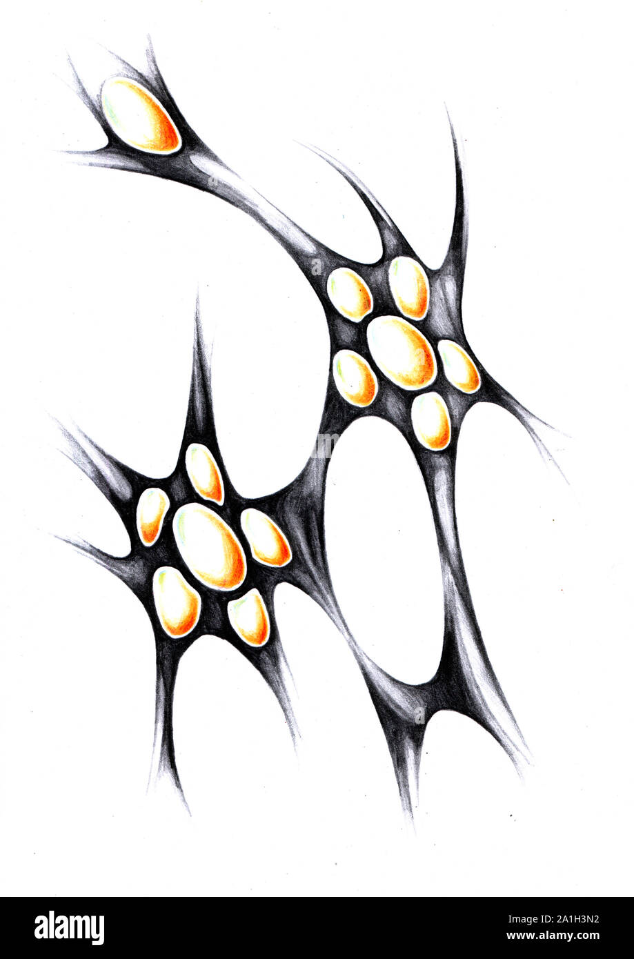 Abstraction drawing sketch art handmade Stock Photo - Alamy