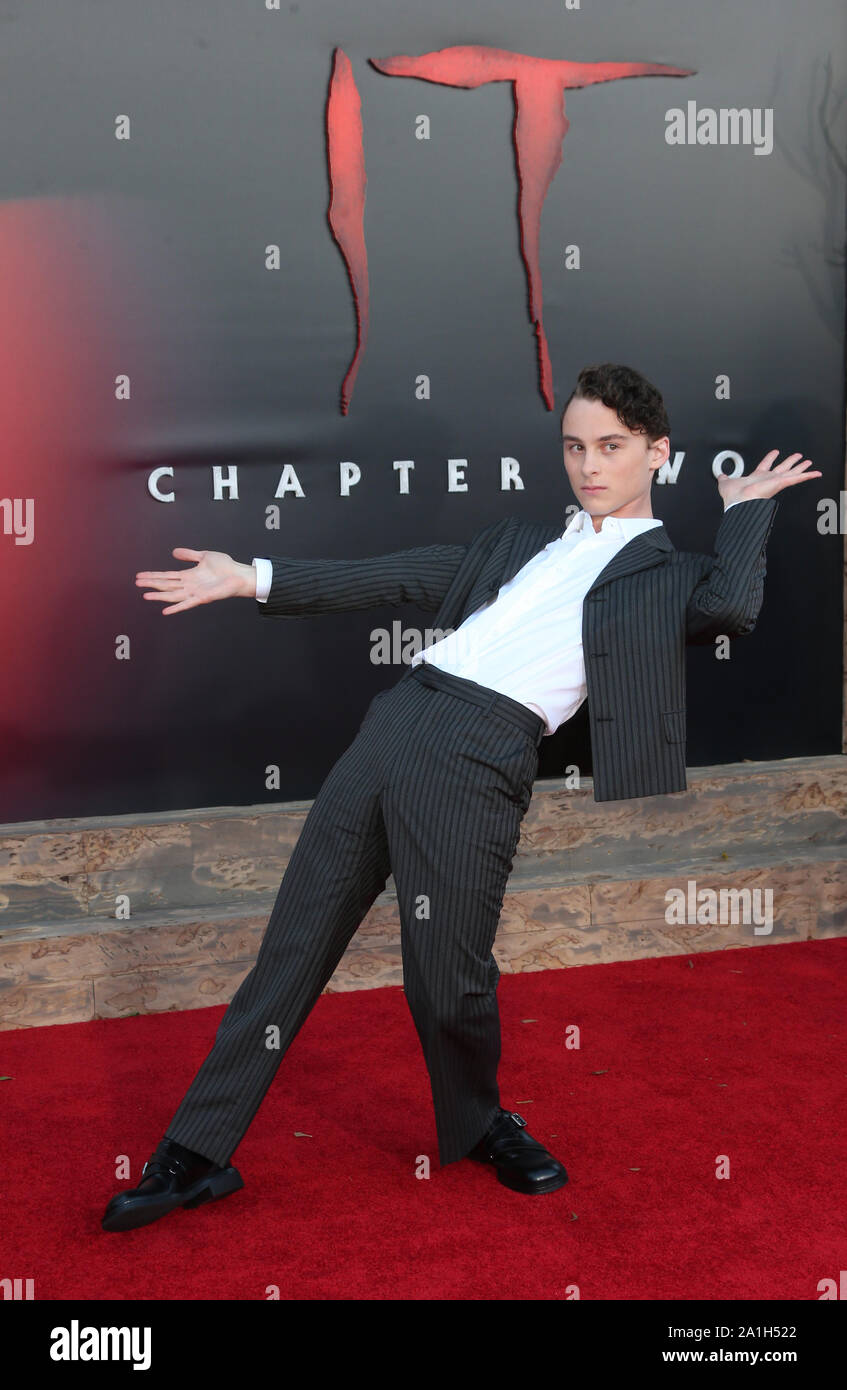 Premiere Of Warner Bros. Pictures' "It Chapter Two" Featuring: Wyatt Oleff Where: Westwood ...