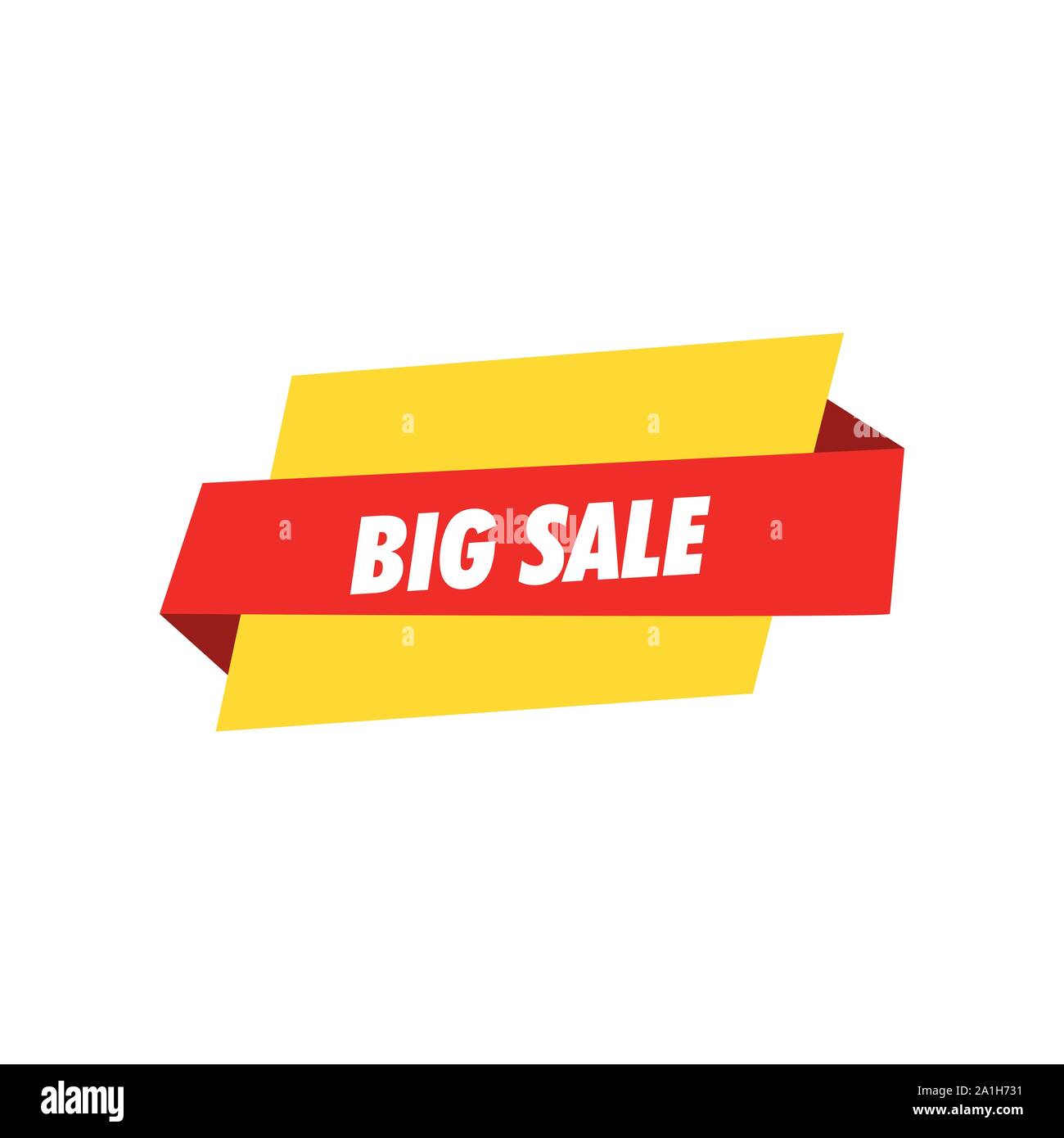 Banner sale graphic design template vector isolated Stock Vector Image ...