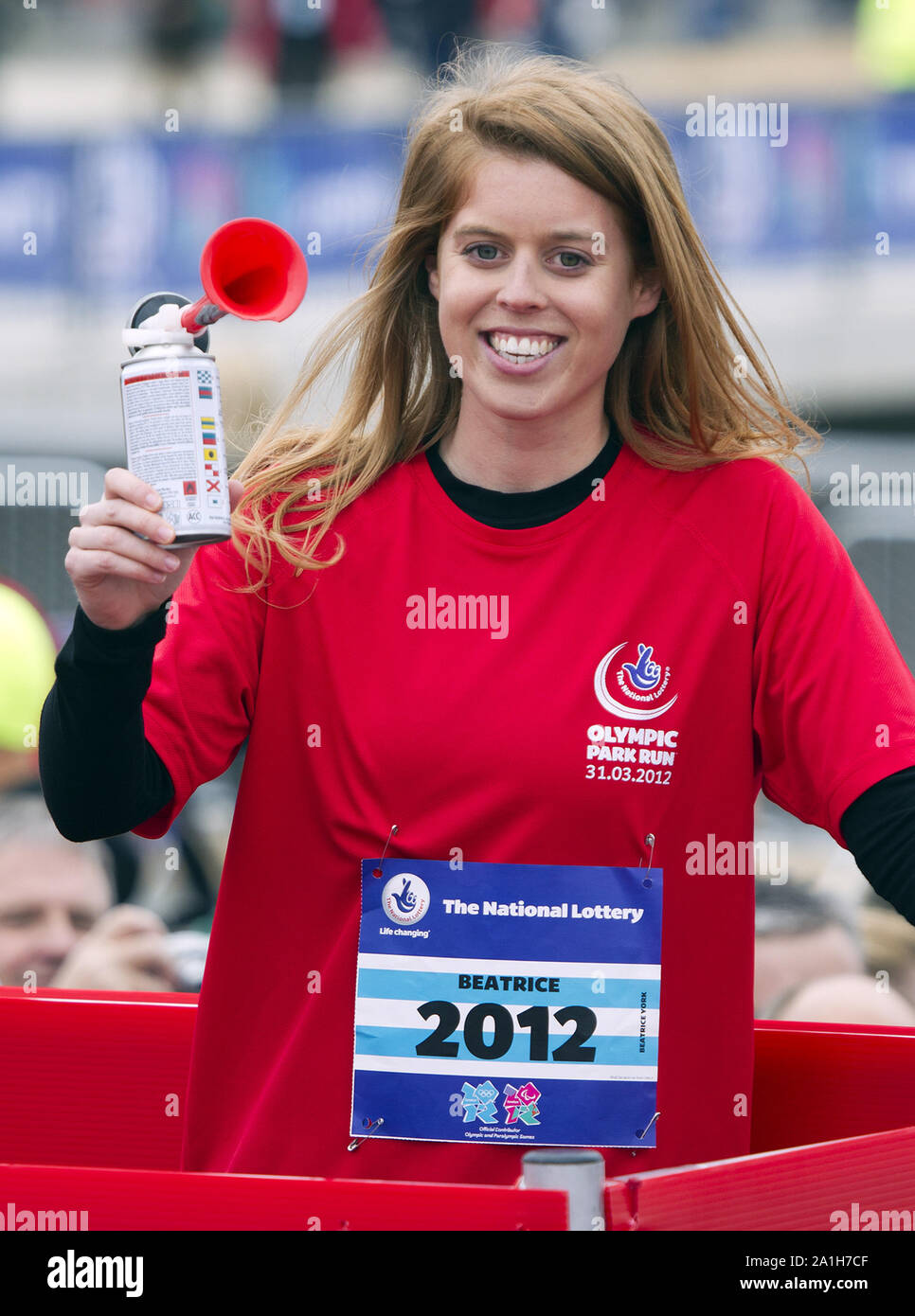 London, UK. 01st Apr, 2012. SMG UK3 GFL Princess Beatrice Run 033112 09 ...