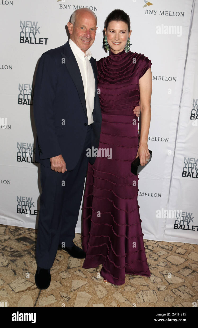 September 26, 2019, New York, New York, USA: JONATHAN TISCH and LIZZIE ...