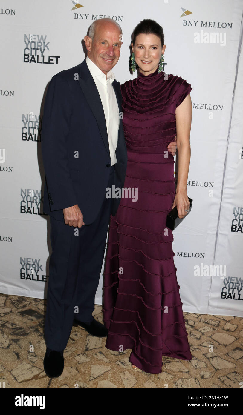 September 26, 2019, New York, New York, USA: JONATHAN TISCH and LIZZIE ...