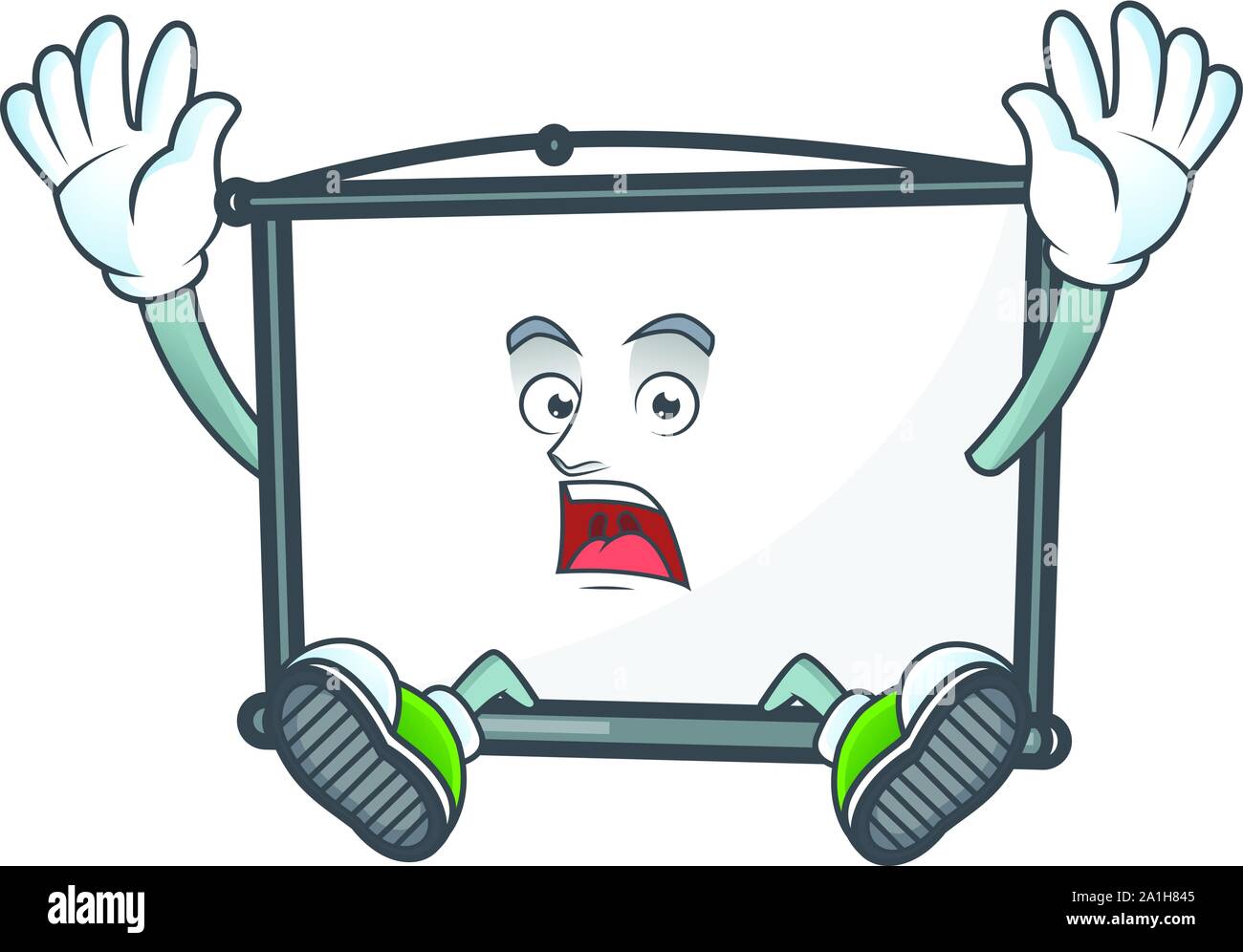 Successful empty project screen mascot for display Stock Vector Image ...
