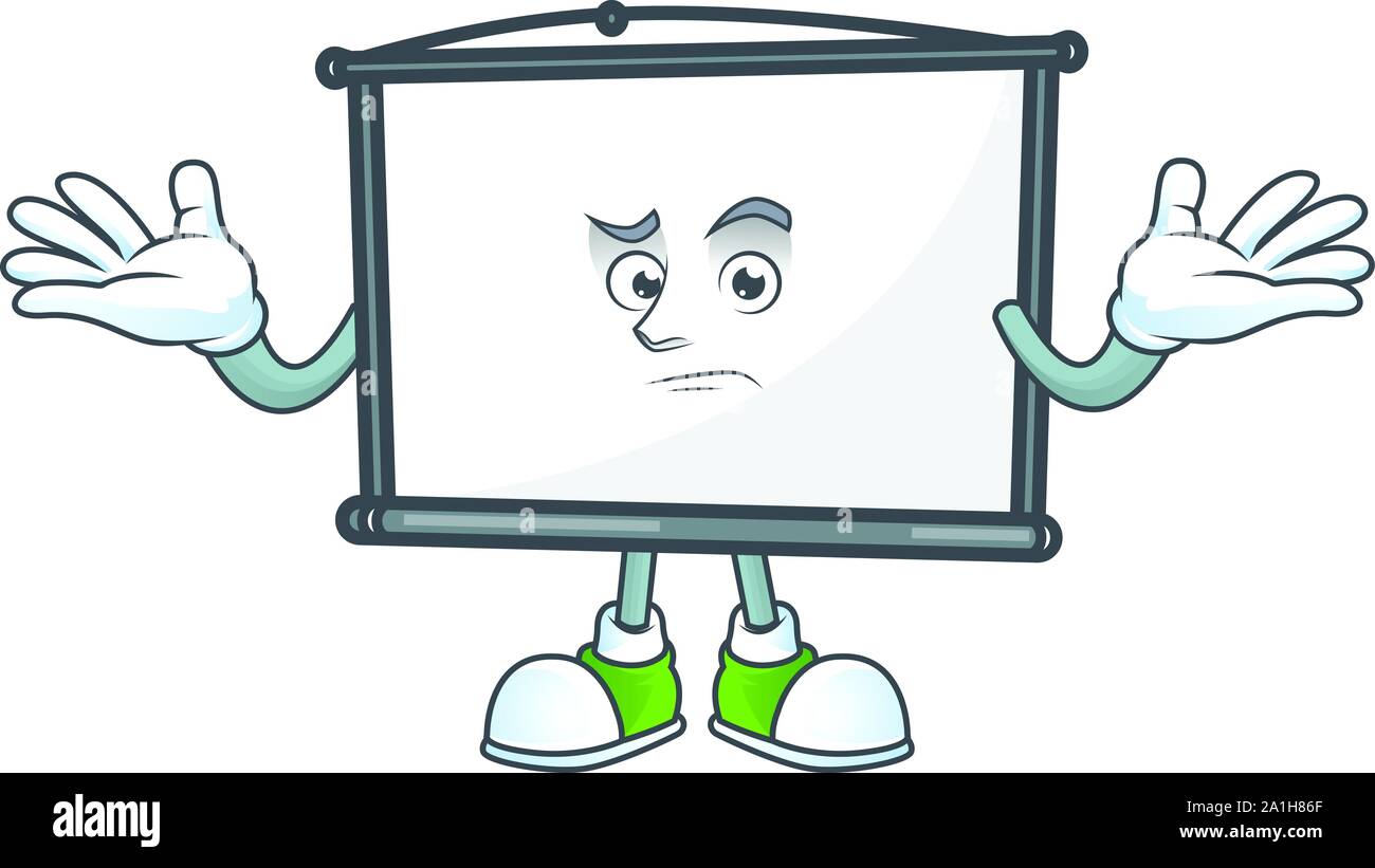 Grinning empty project screen mascot for display Stock Vector Image ...