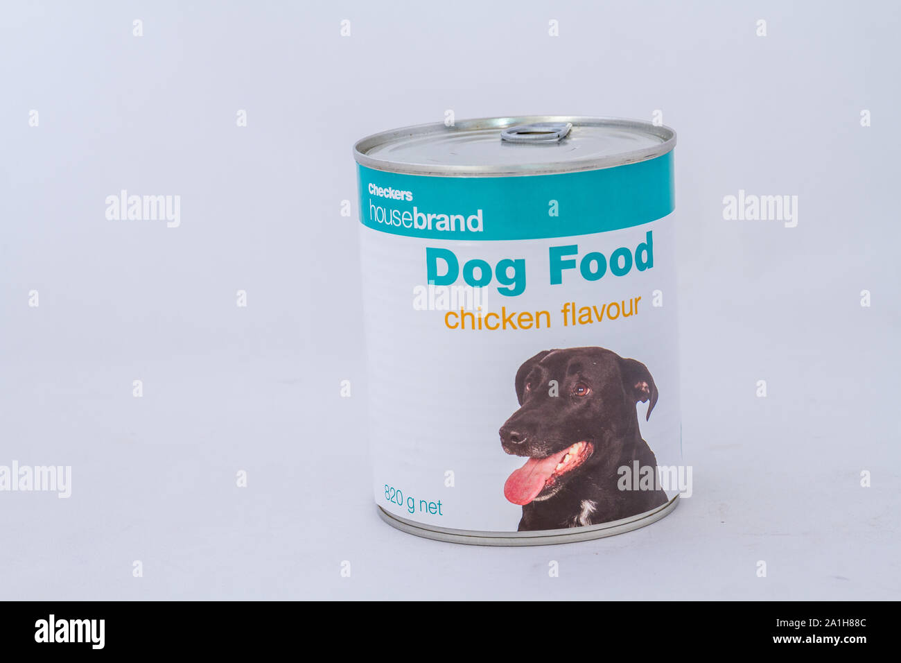 Alberton, South Africa - a tin of Checkers stores housebrand dog food ...