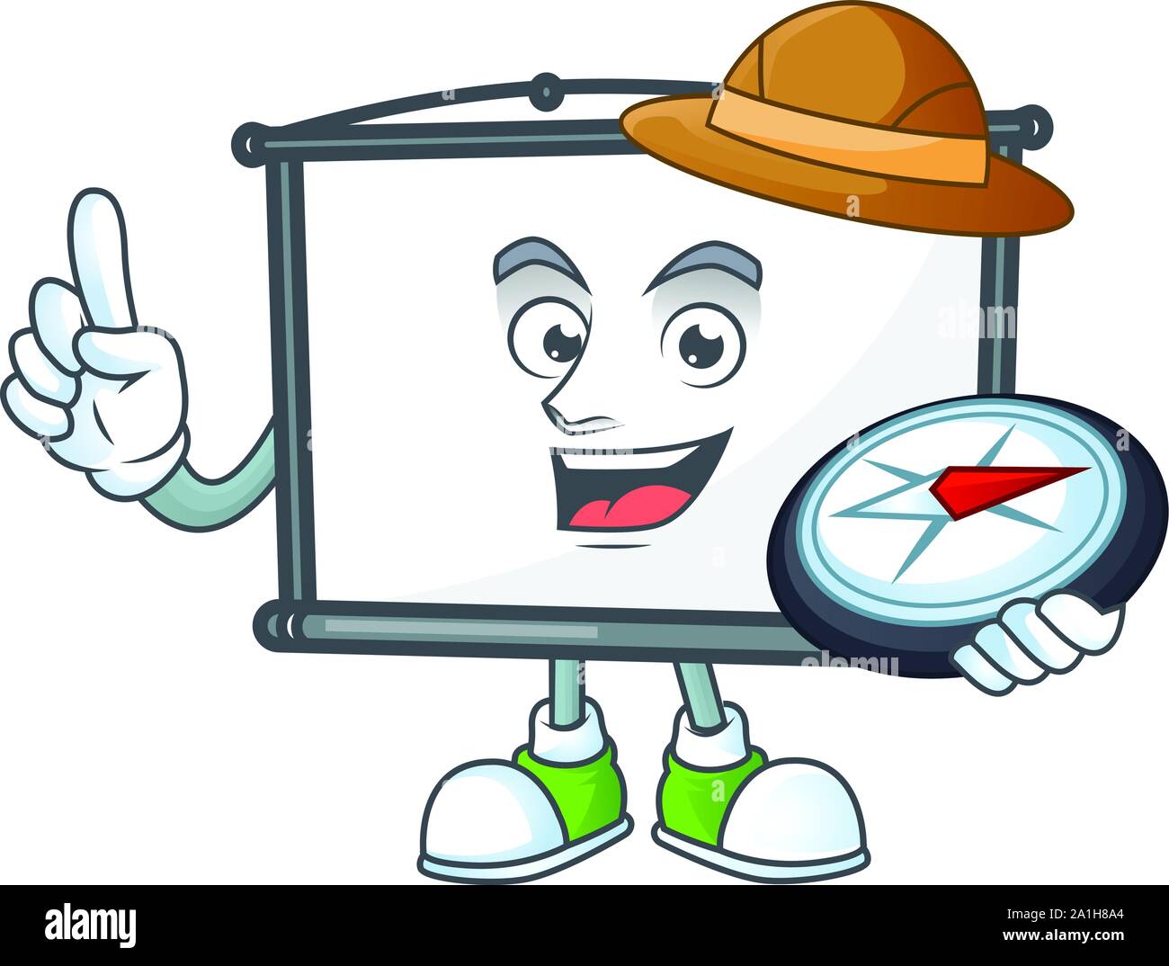 Explorer empty project screen for presentation object Stock Vector ...