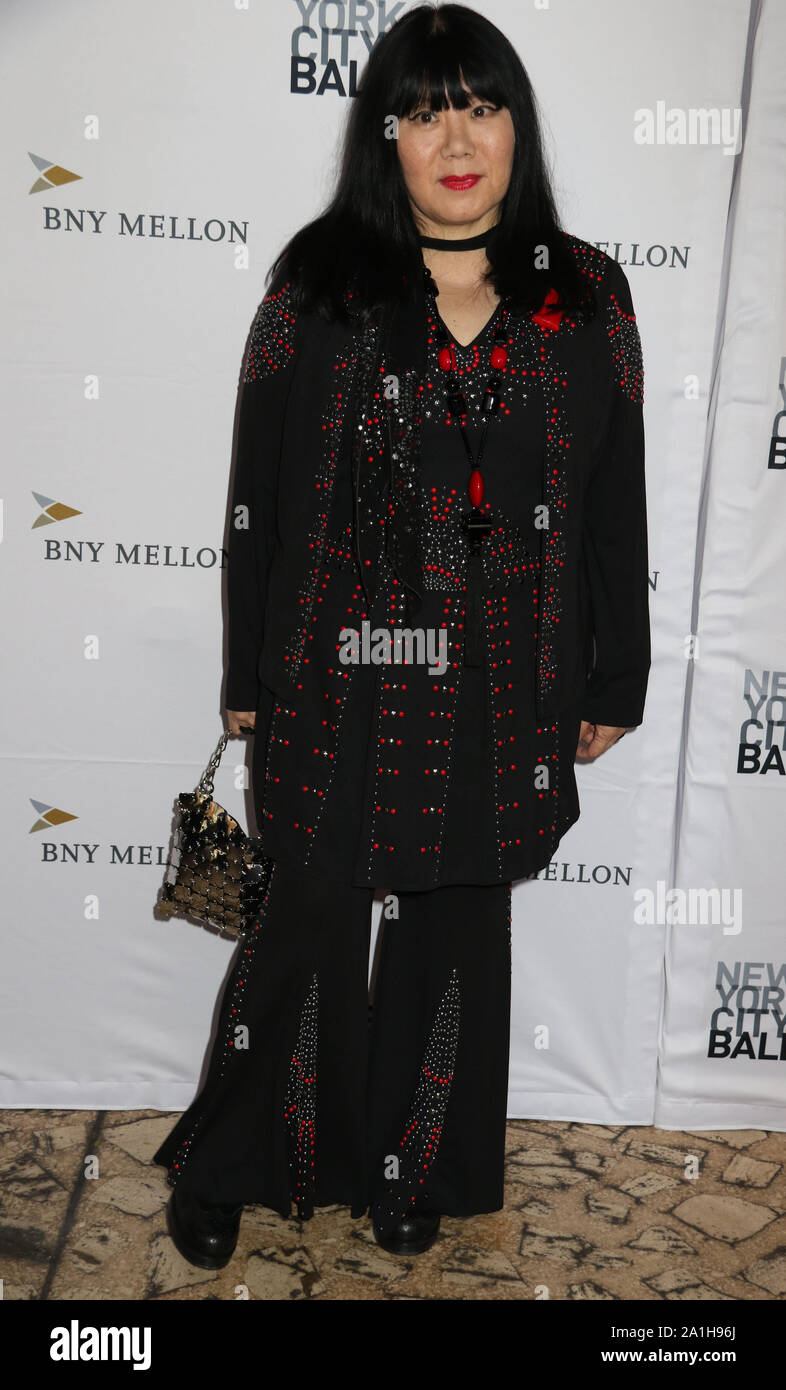 September 26, 2019, New York, New York, USA: Designer ANNA SUI attends ...