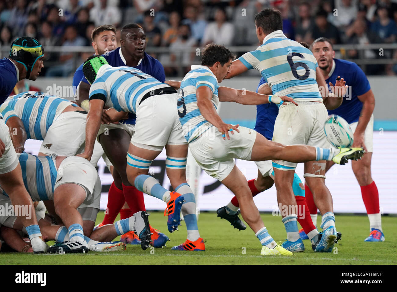 Chofu, Tokyo, Japan. 21st Sep, 2019. Tomas Cubelli (ARG) Rugby : 2019 ...