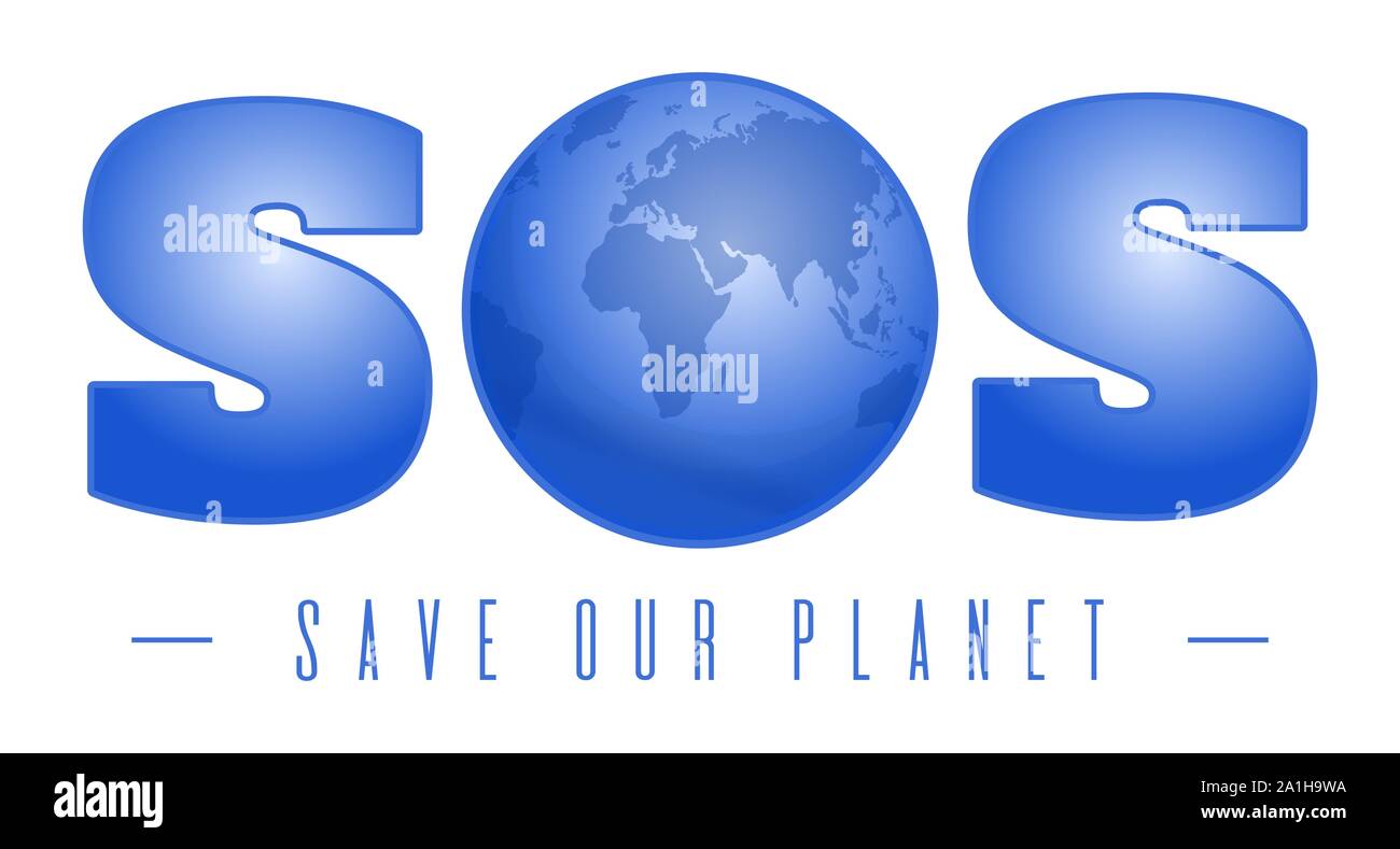 Sos slogan Stock Vector Images - Alamy