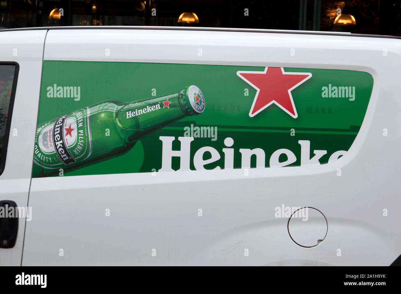 Heineken advertisement board hi-res stock photography and images - Alamy