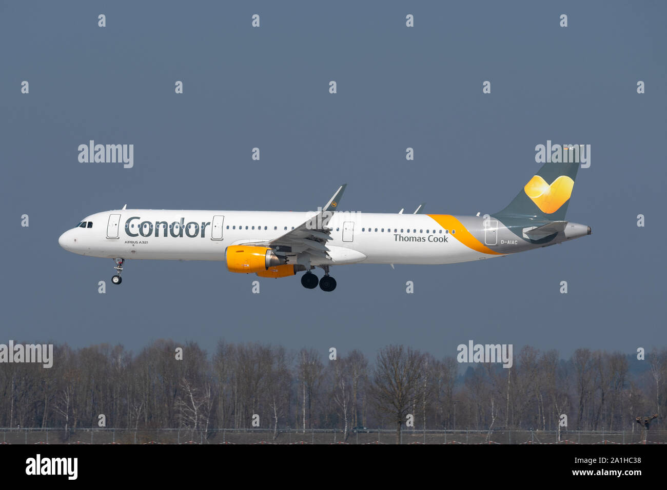 Munich, Germany - March 23. 2019 : Thomas Cook Condor Airbus A321-211 ...