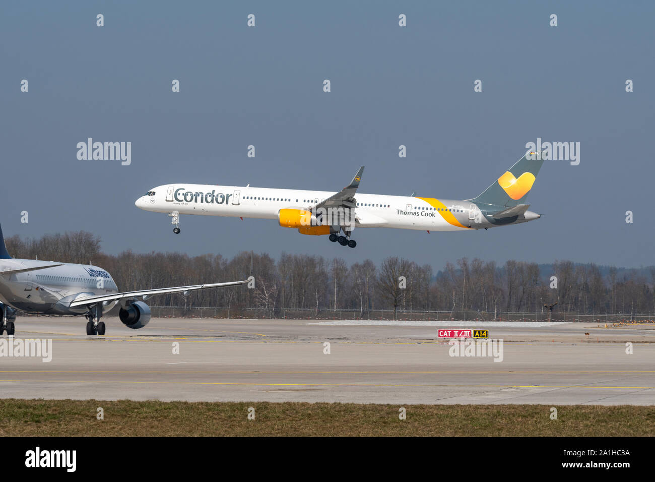 Munich, Germany - March 23. 2019 : Thomas Cook Condor Boeing 757-330 ...