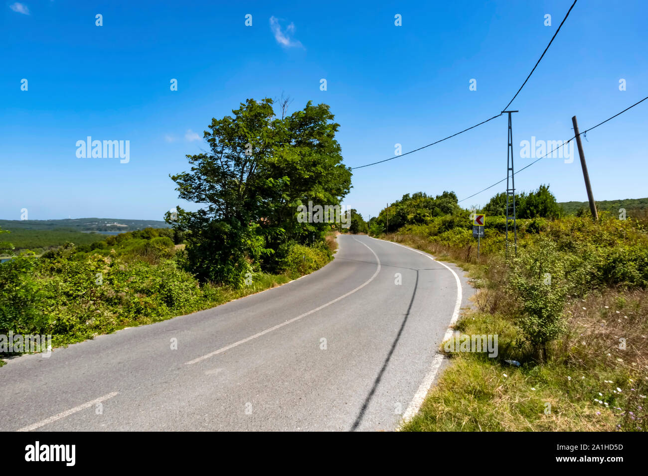village roads for transportation in istanbul Stock Photo - Alamy