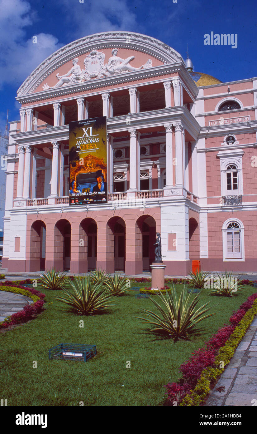 Brazil: The opera in Manaus City in the Amazonas Delta Stock Photo - Alamy