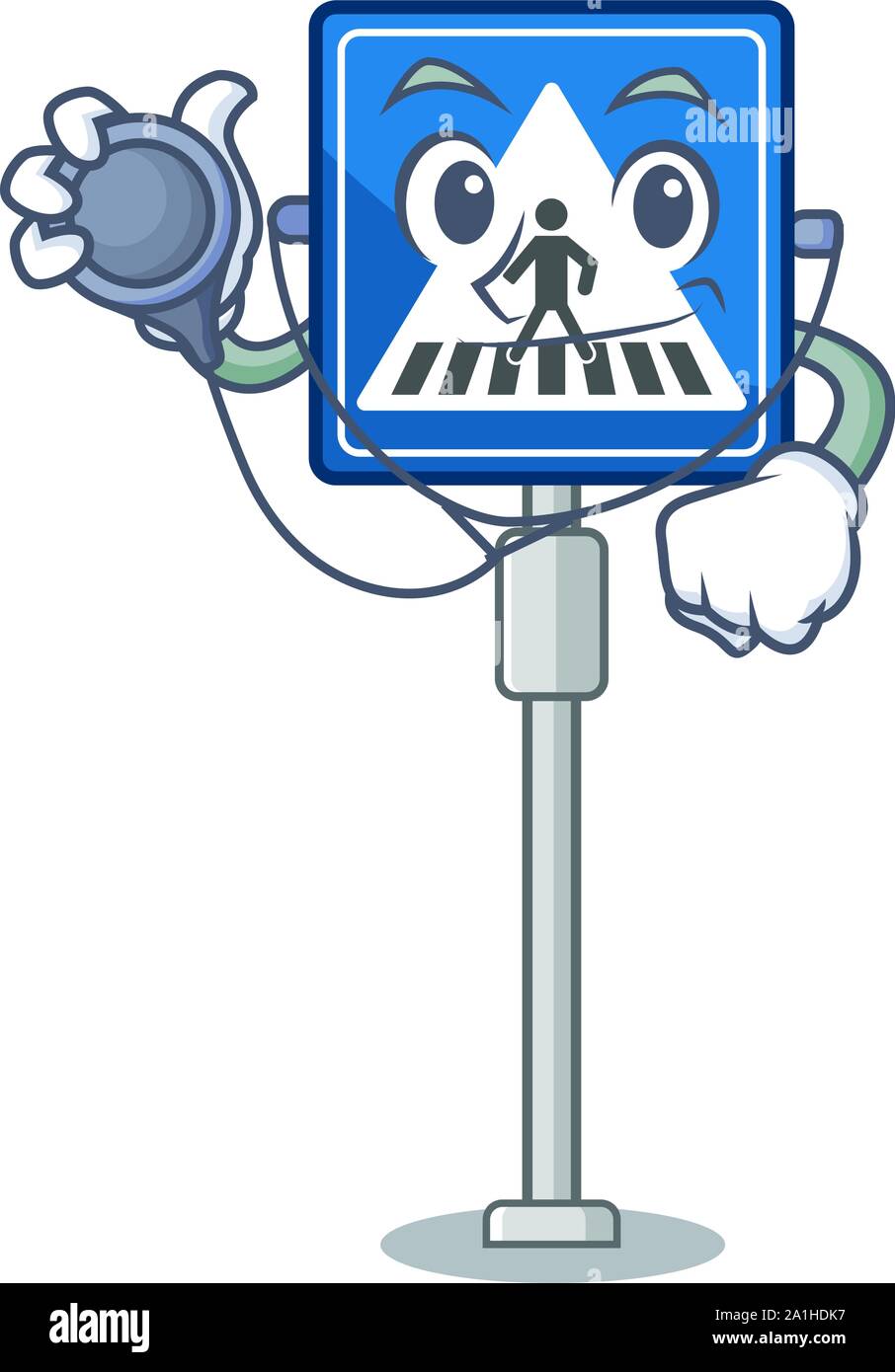 Doctor toy crosswalk sign on character table Stock Vector Image & Art ...