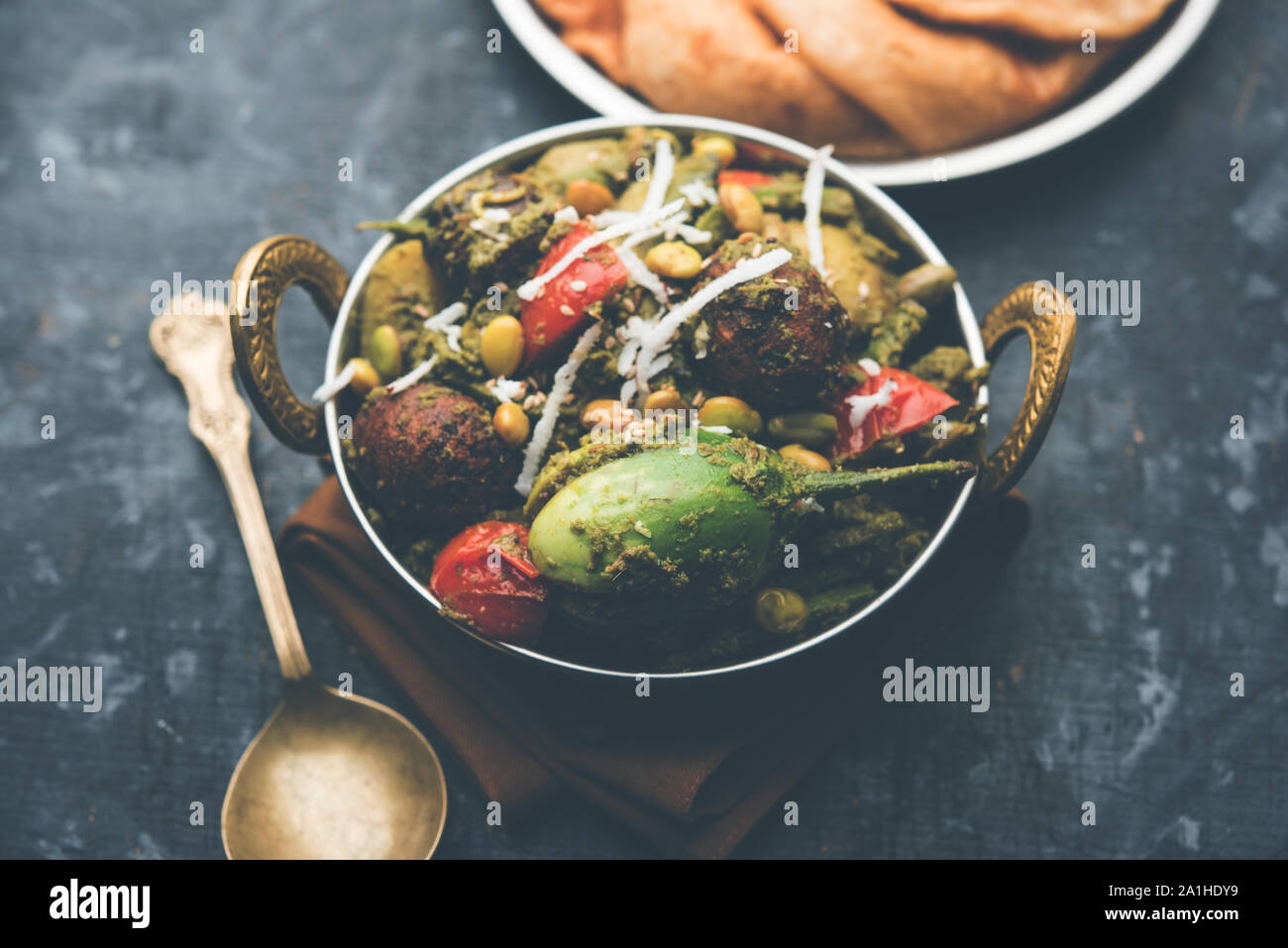 Undhiyu is a Gujarati mixed vegetable dish, specialty of Surat, India ...