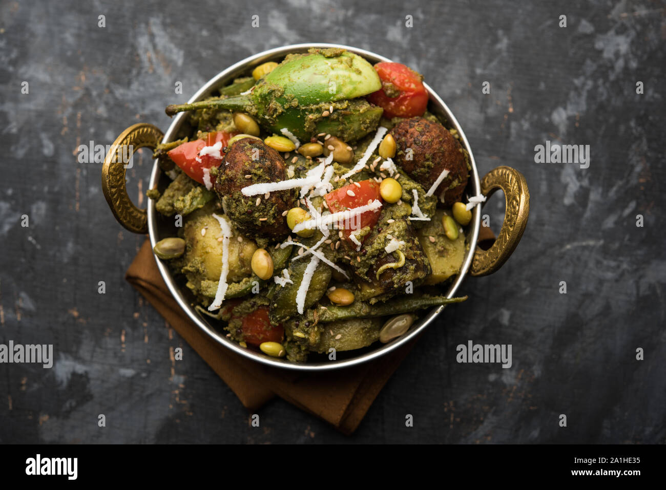 Undhiyu is a Gujarati mixed vegetable dish, specialty of Surat, India ...