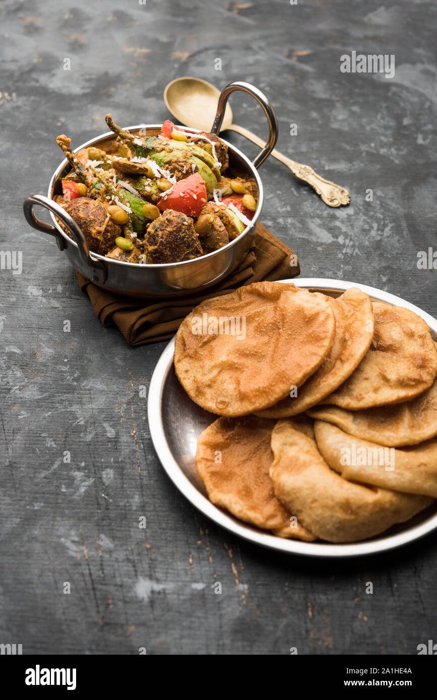 Undhiyu is a Gujarati mixed vegetable dish, specialty of Surat, India ...