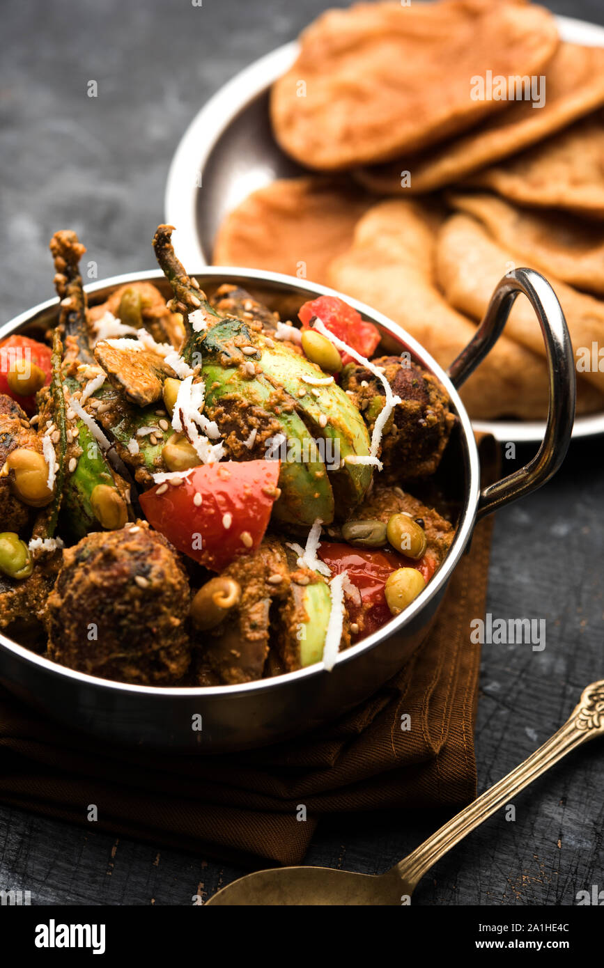 Undhiyu is a Gujarati mixed vegetable dish, specialty of Surat, India ...