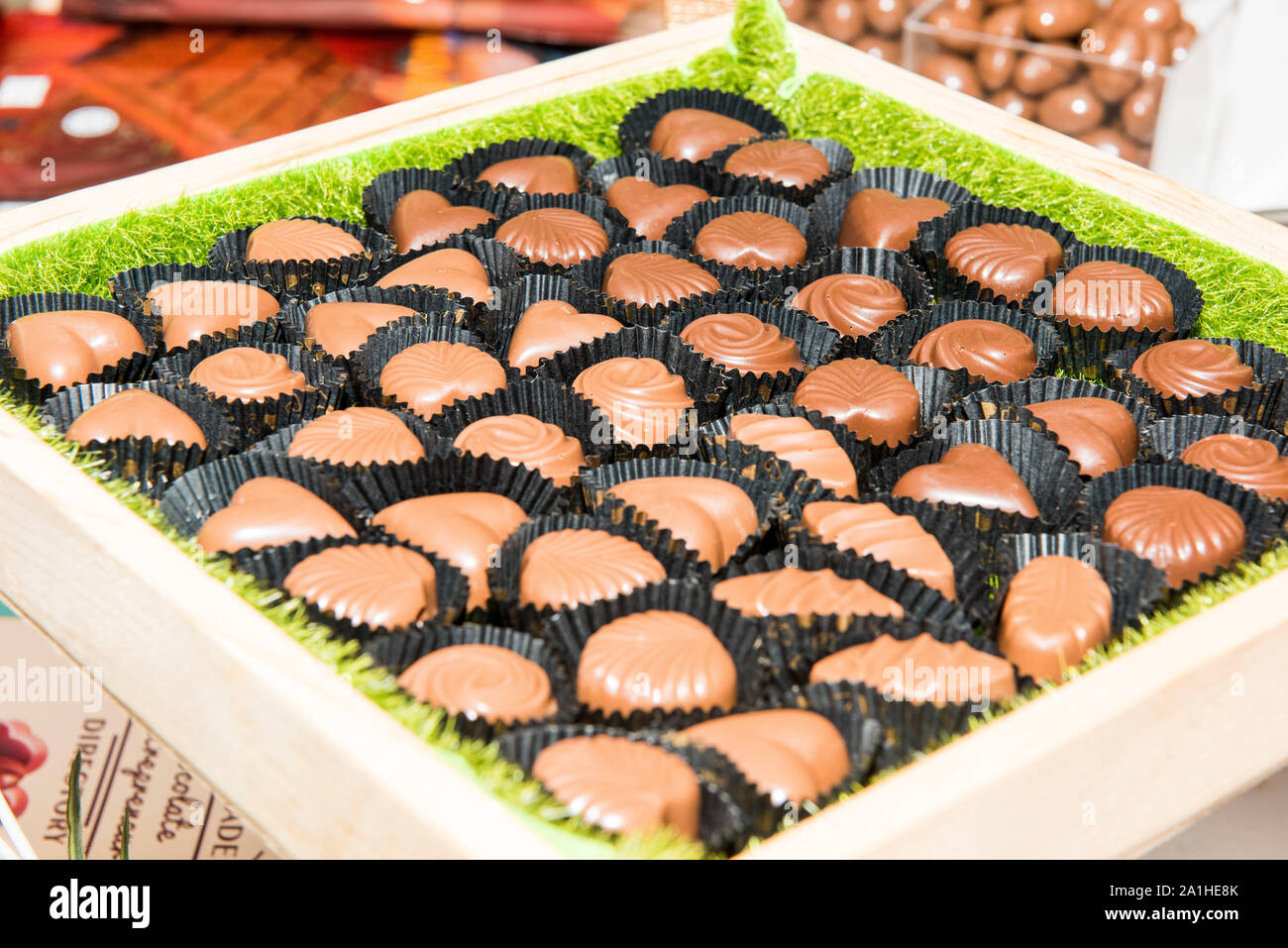 Delicious of handmade chocolate candy produce in Malaysia Stock Photo ...