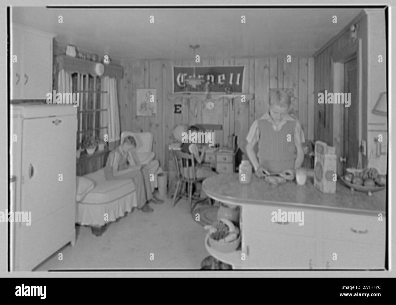 Mrs. Walter Feasley, residence in Eden, New York Stock Photo - Alamy