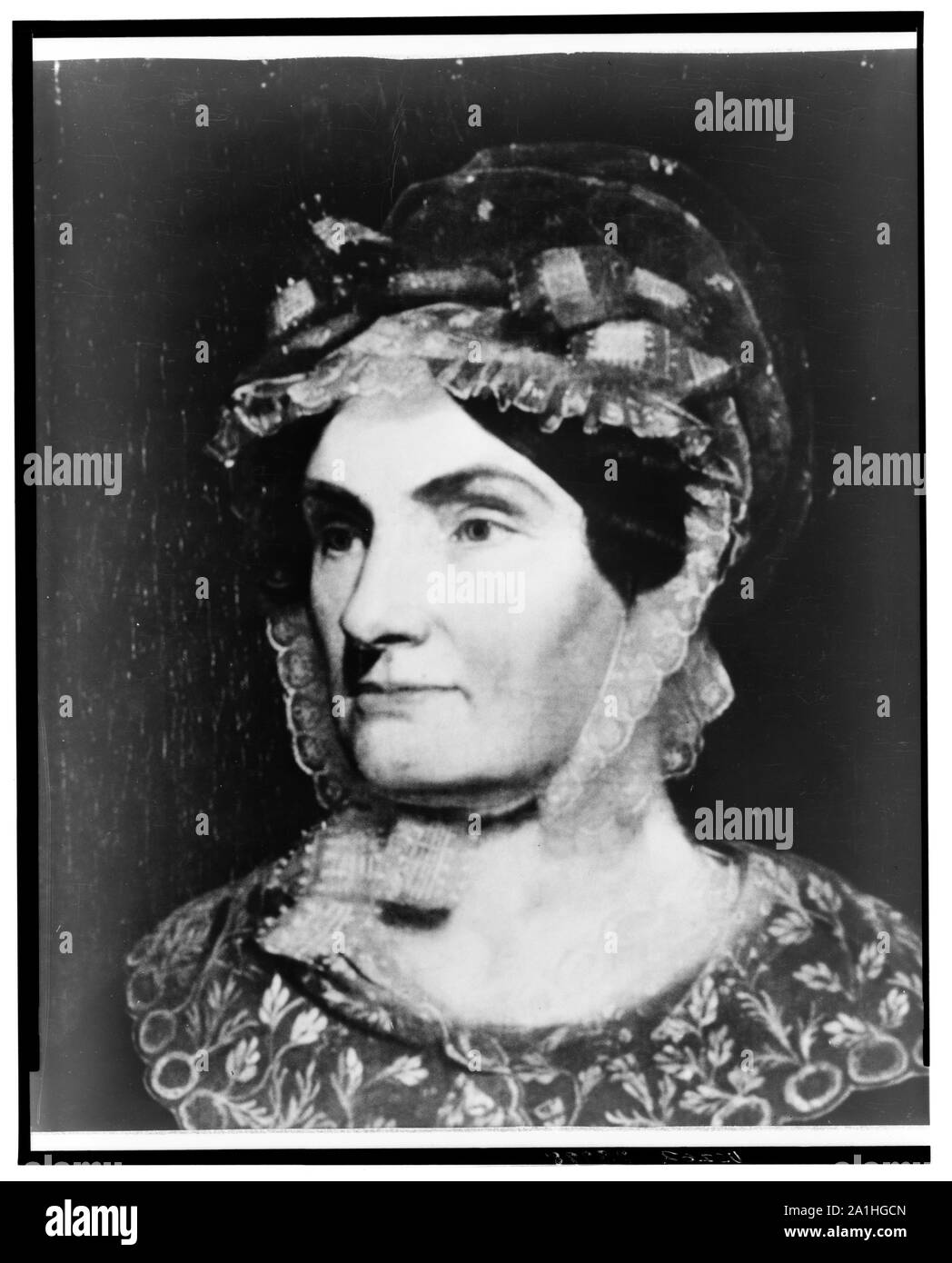 Mrs. William Henry Harrison, head-and-shoulders portrait, facing left ... Mrs. William Henry Harrison, head-and-shoulders portrait, facing left ...