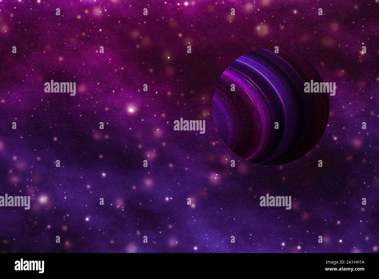 Discovery in astronomy, cosmic abstract and future technology concept ...