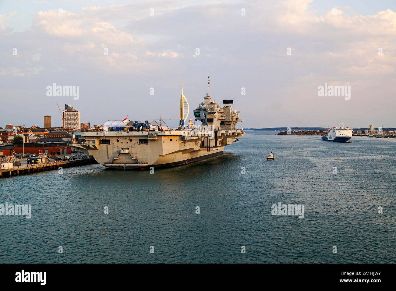 Brittany Ferries car and passenger RoPax ferry Baie de Seine arriving ...