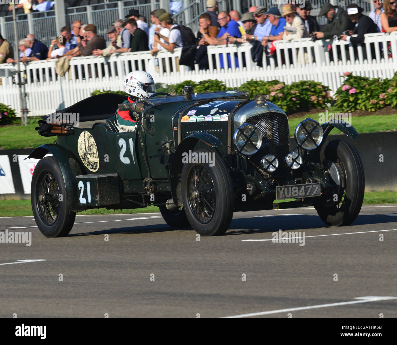 Theo Hunt, Bentley 4½ Litre Le Mans, Brooklands Trophy, Pre-War Bentley ...