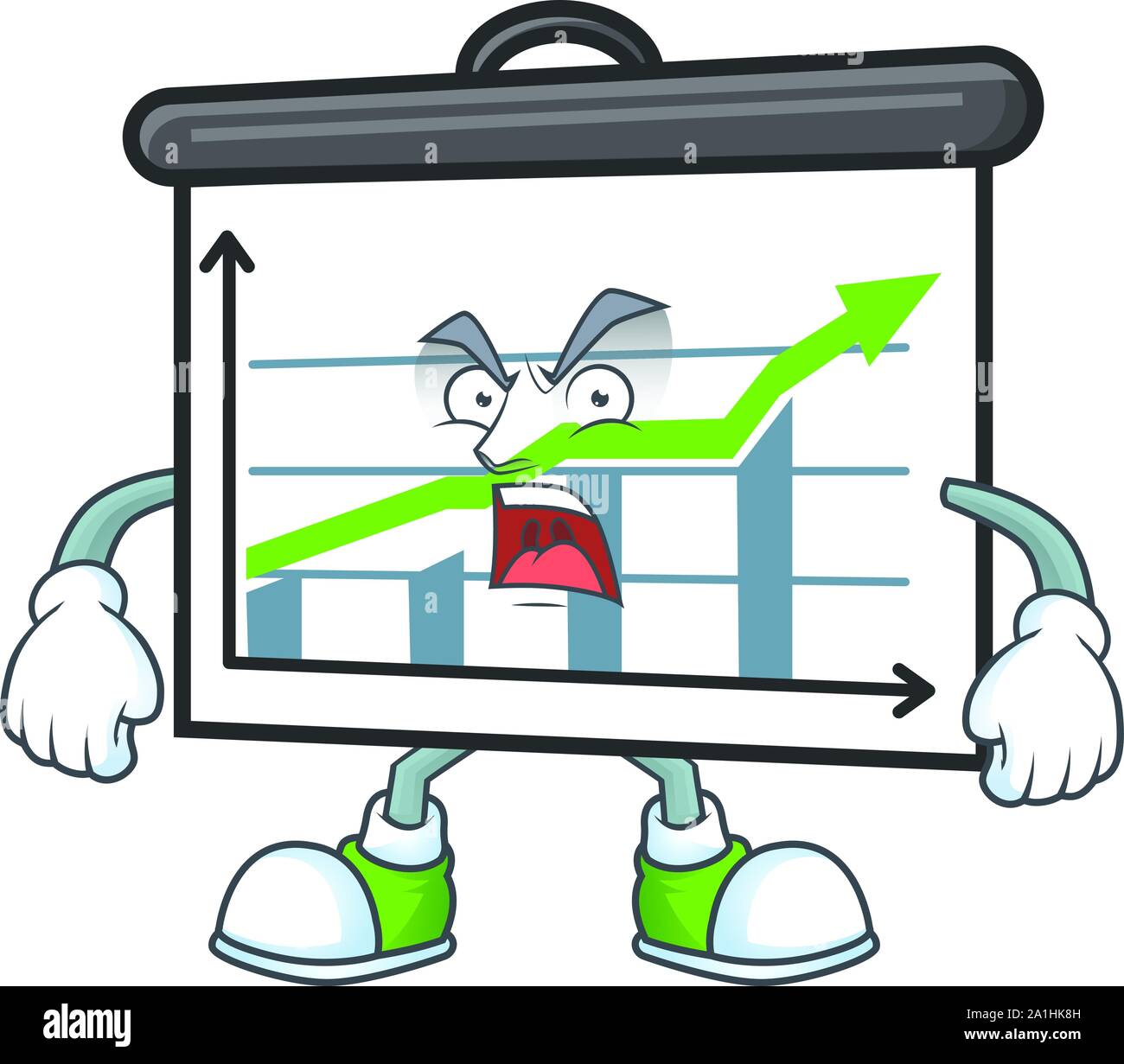 Angry up graphic board on white background Stock Vector Image & Art - Alamy