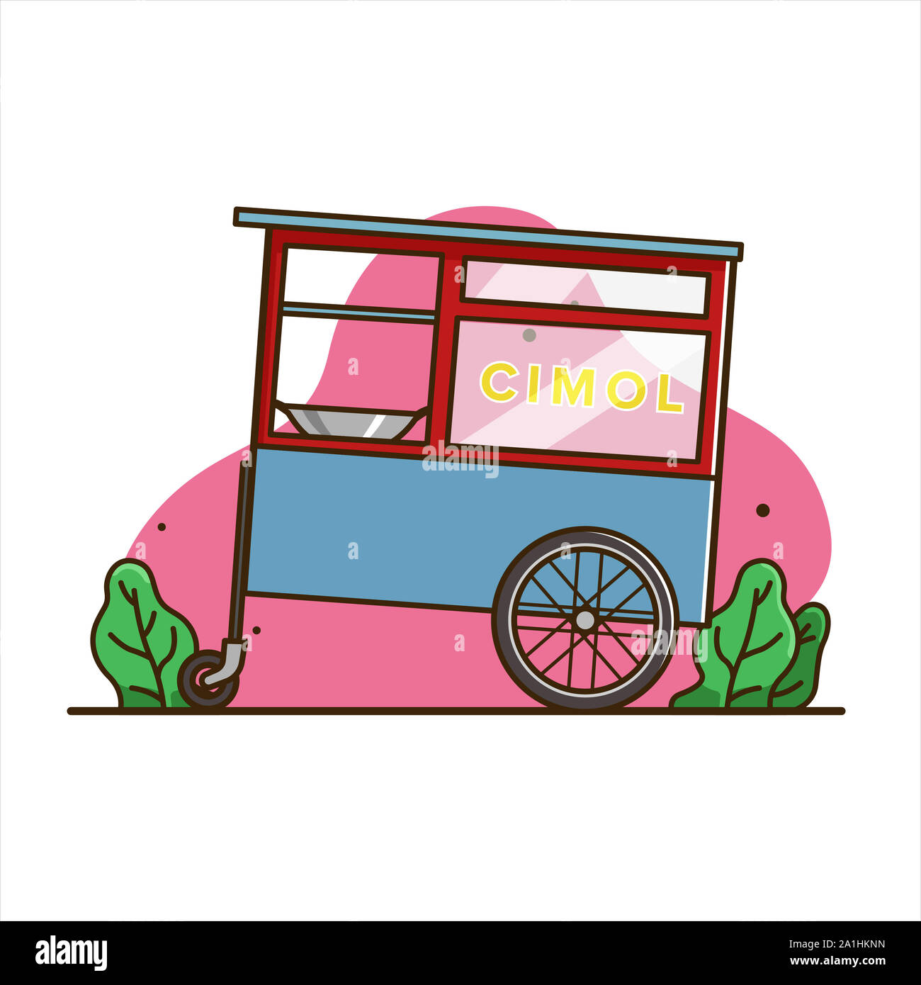 Gerobak cimol hi-res stock photography and images - Alamy